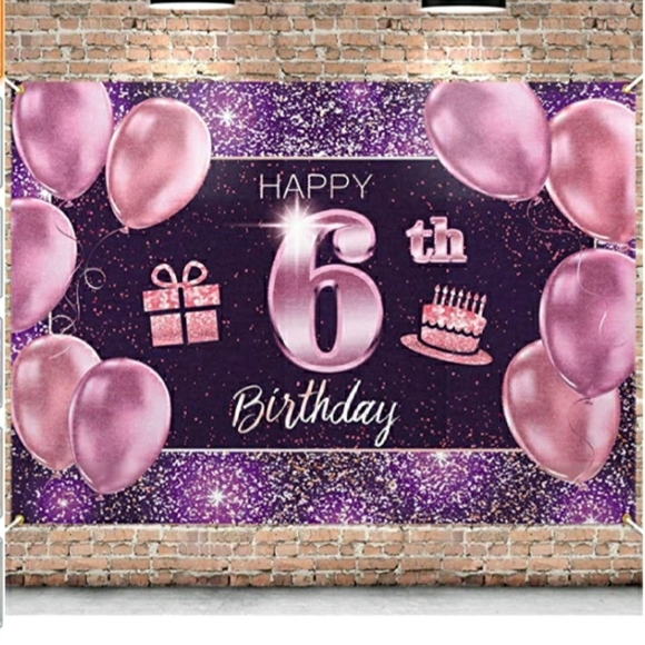 pakboom | Party Supplies | Happy 6th Birthday Banner | Poshmark